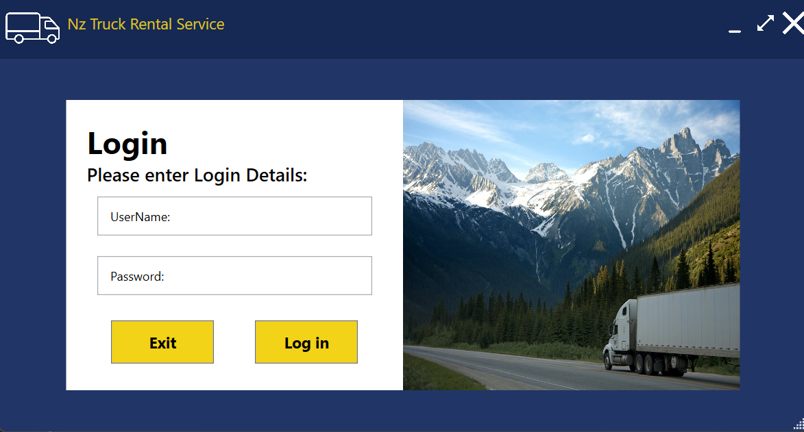 GitHub - nicolefabian/Truck-Rental-Management-System
