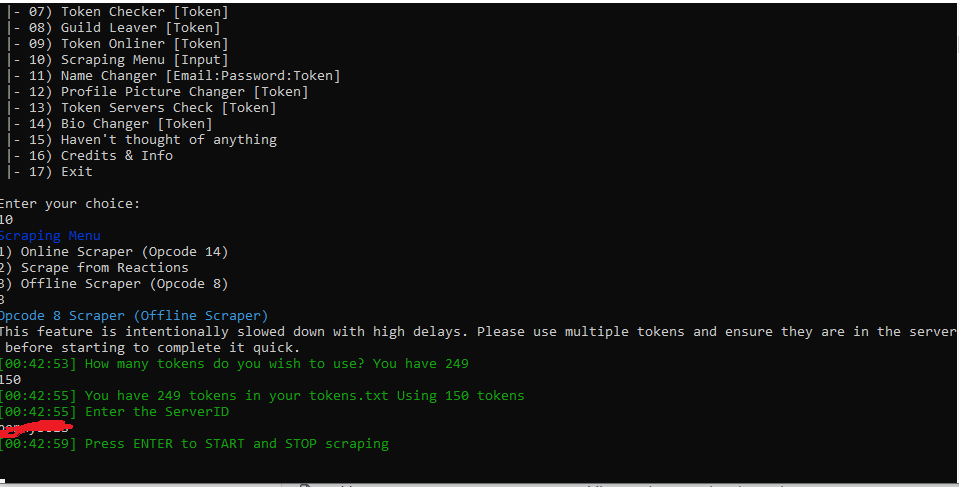 scraping - nothing happens ? · Issue #439 · V4NSH4J/discord-mass-DM-GO · GitHub