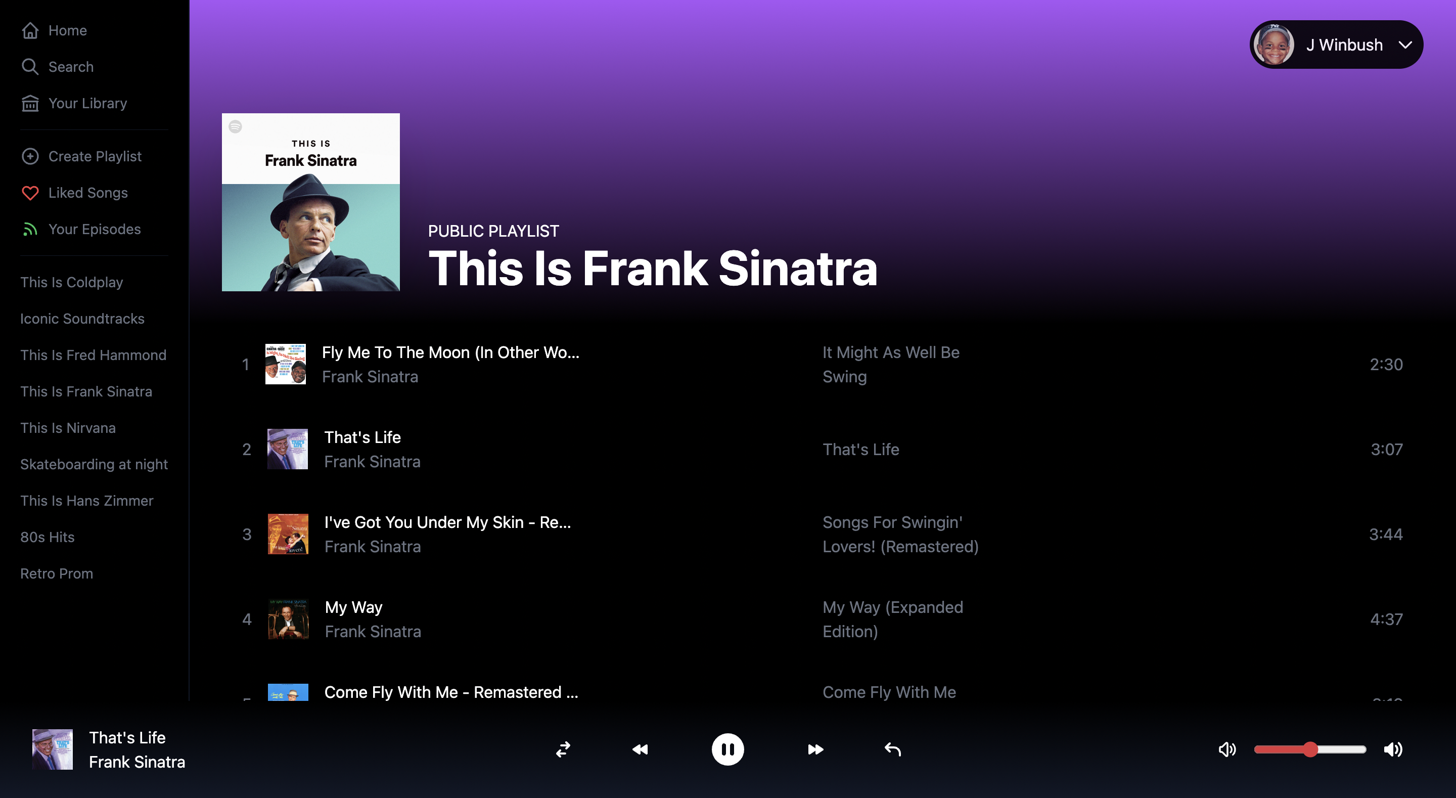 Github Jwinbushspotify Spotify Clone Nextjs Tailwindcss Vercel