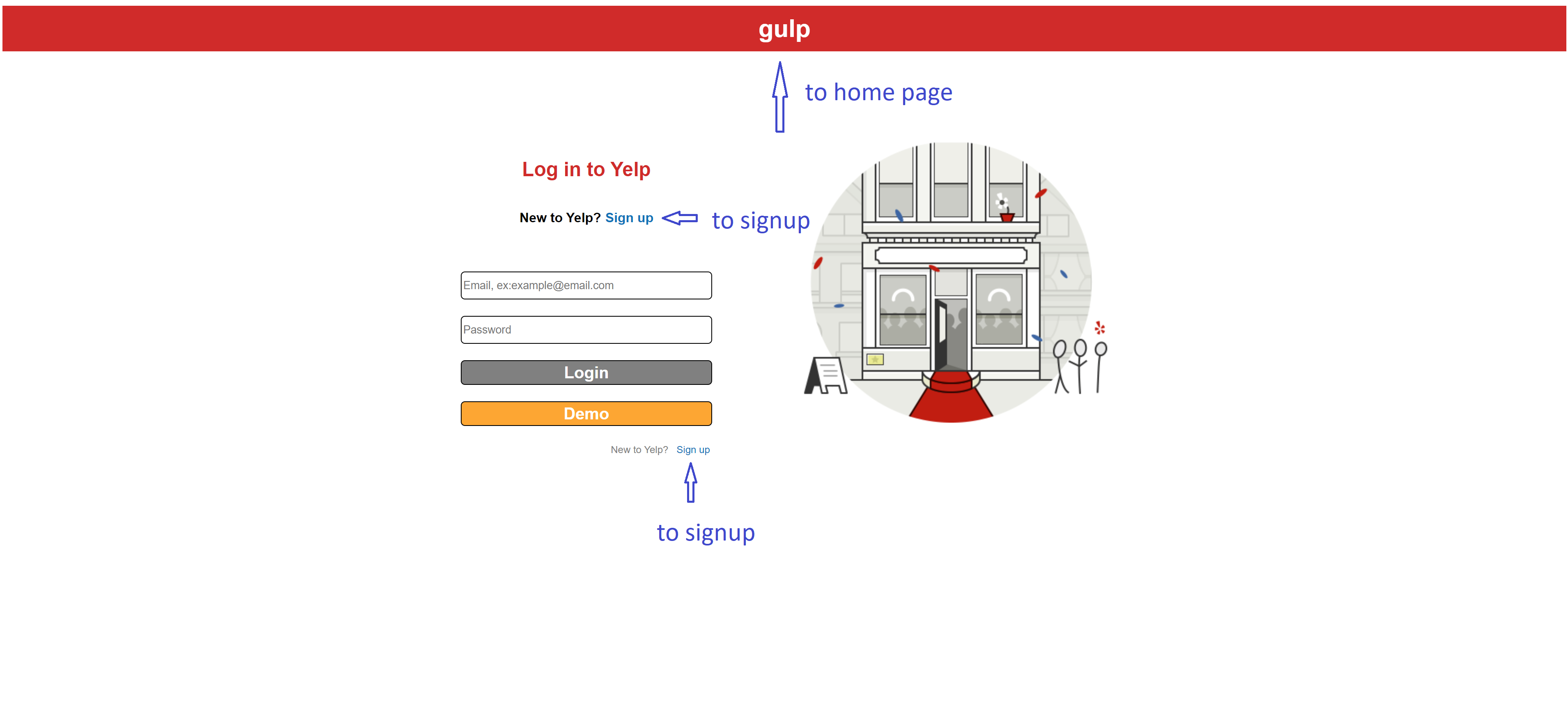 GitHub - zhihongliu81/gulp: clone of yelp