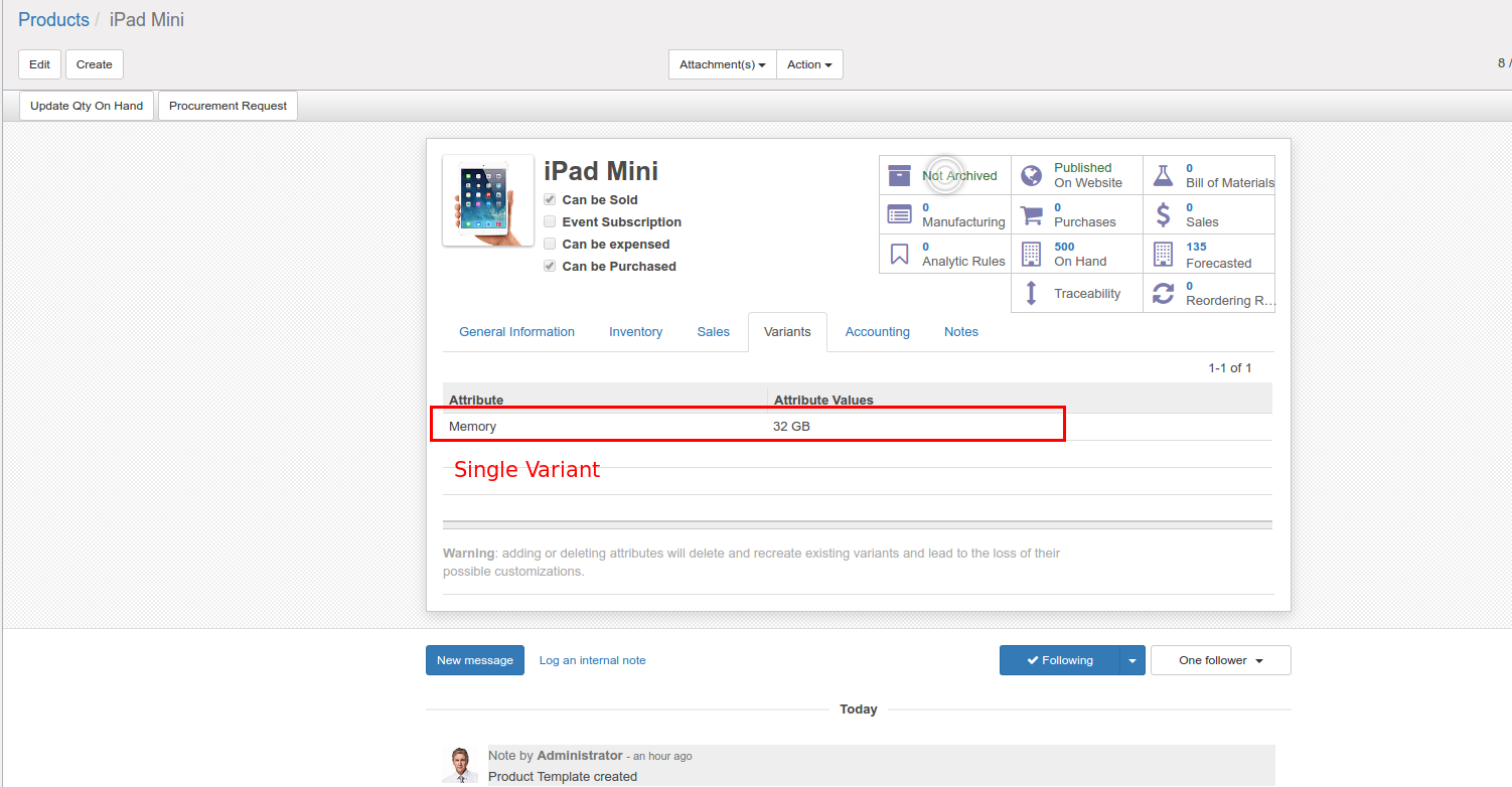 [10.0] product: Display variants name with a single or multiple possible attribute values ...