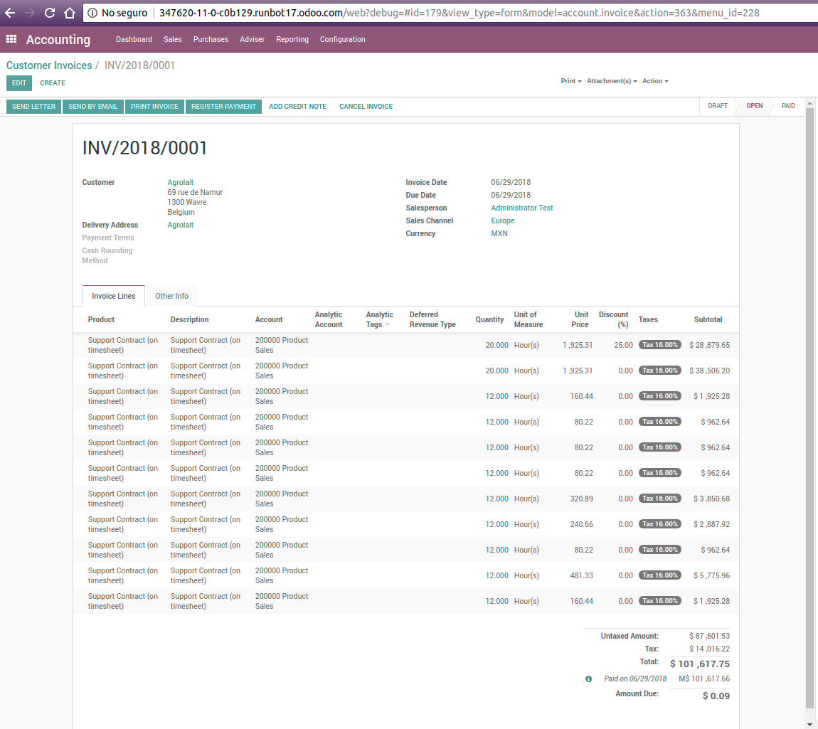 [11.0] Bank statement reconcilation rounding Issue- Open invoices after payment · Issue #25724 ...
