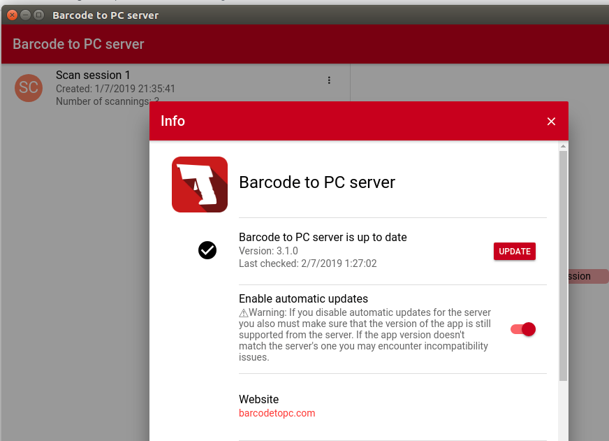 [3.1.0] On single mode new scannings got empty · Issue #127 · fttx/barcode-to-pc-app · GitHub