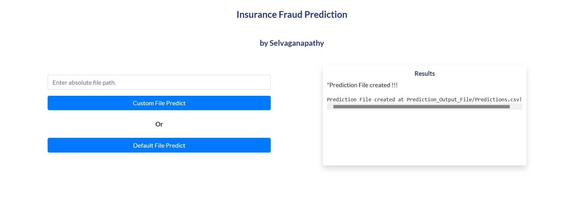 GitHub - SelvaganapathyPari/E2E-ML-Project---Insurance-Fraud-Detection