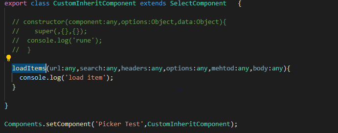 Fom.io Extending Components in Angular 12 · Issue #1406 · formio/formio · GitHub