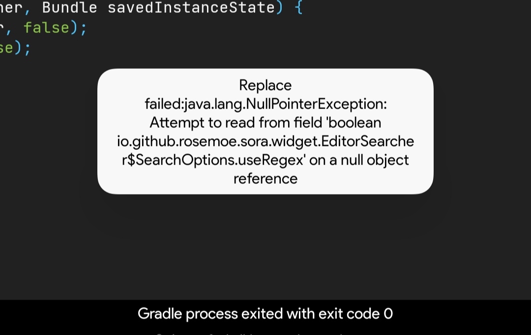 Replace All isn't working · Issue #158 · AndroidIDEOfficial/AndroidIDE · GitHub