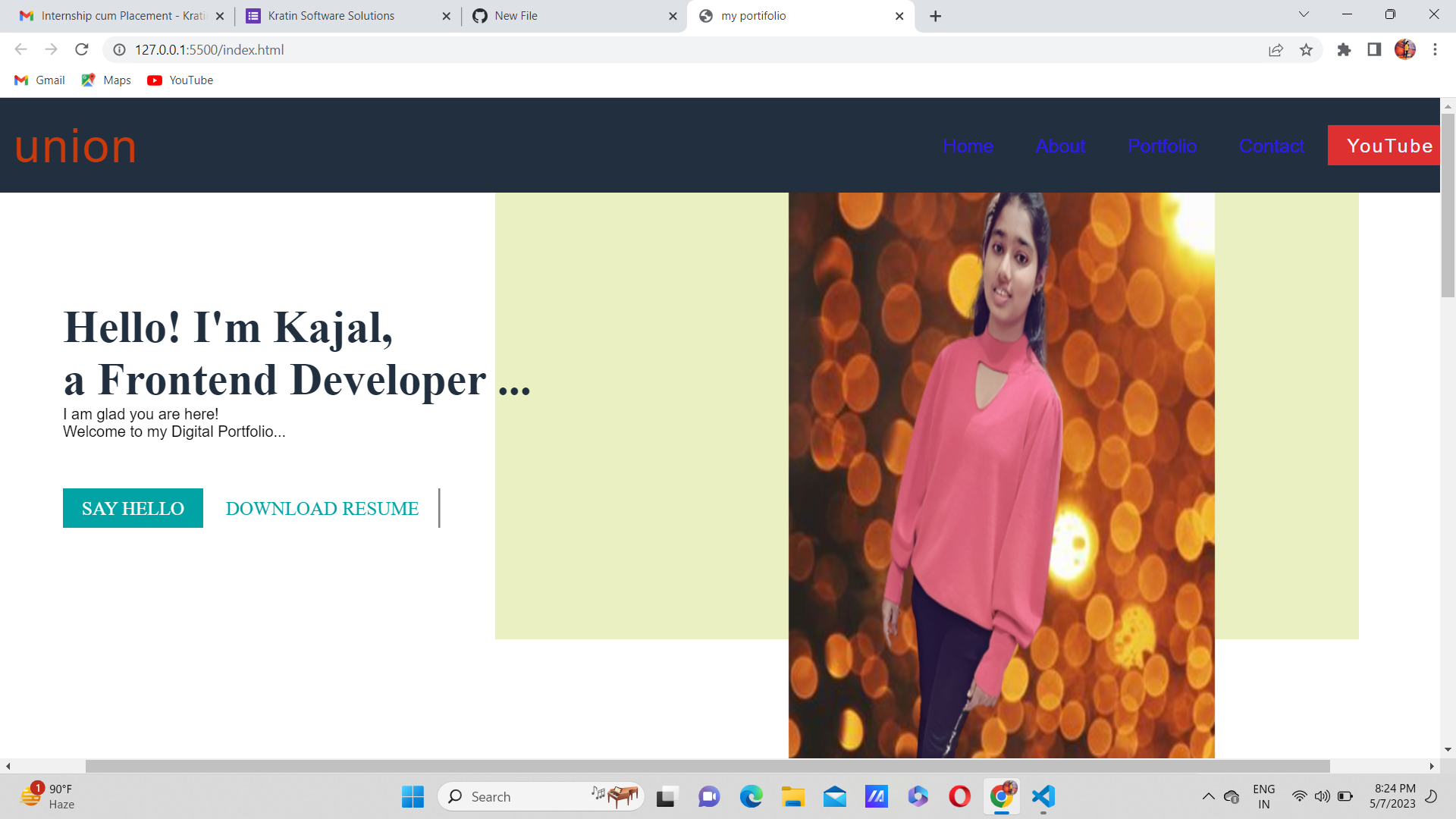 GitHub - KajalChandekar/Kratin-Software-Assigment-