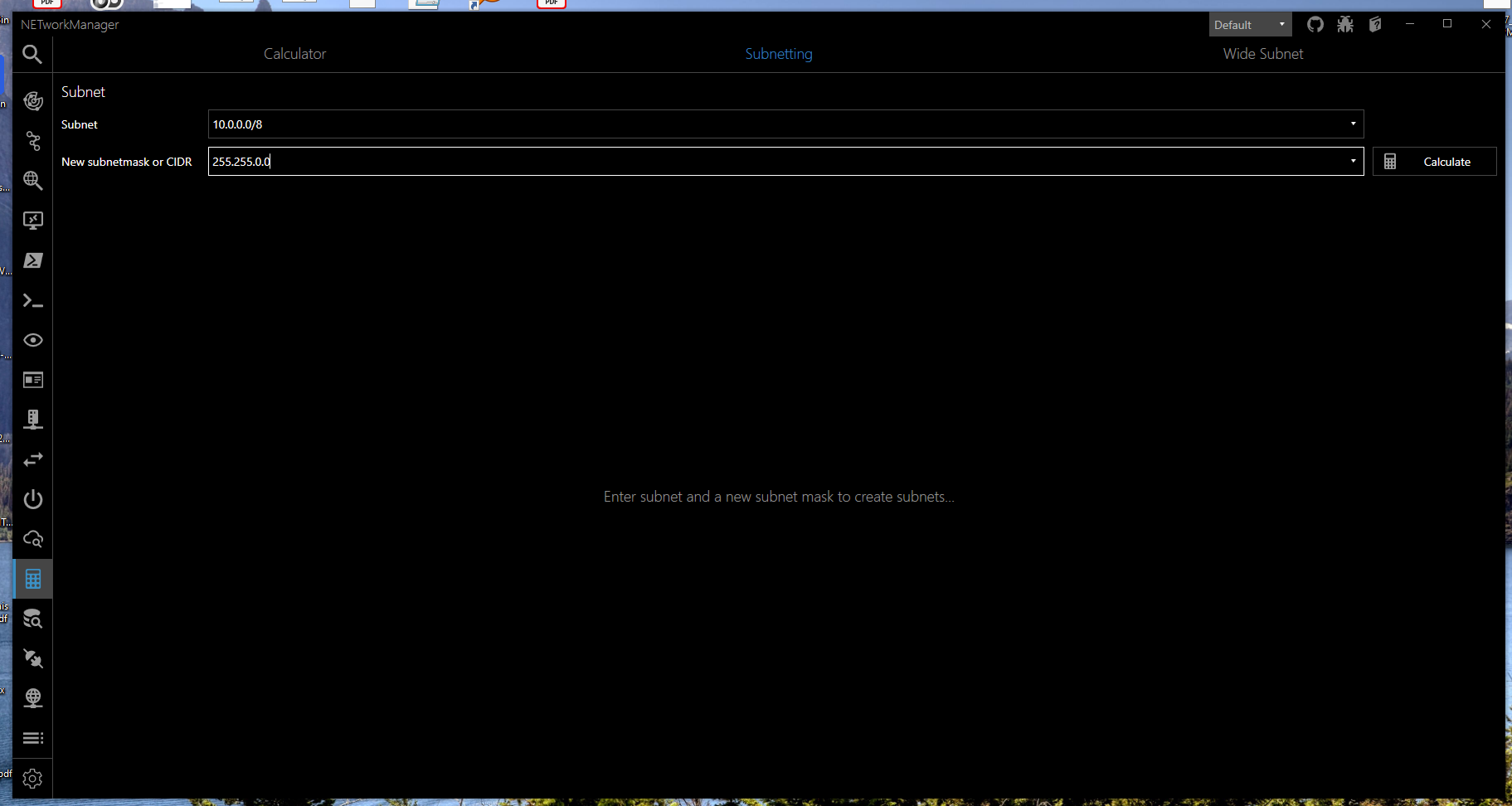 Subnet calculator crashing · Issue #319 · BornToBeRoot/NETworkManager · GitHub