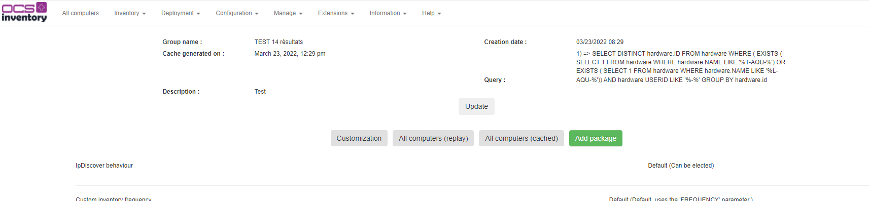 [BUG] conditions recherche multi-critères cassé · Issue #1357 · OCSInventory-NG/OCSInventory ...