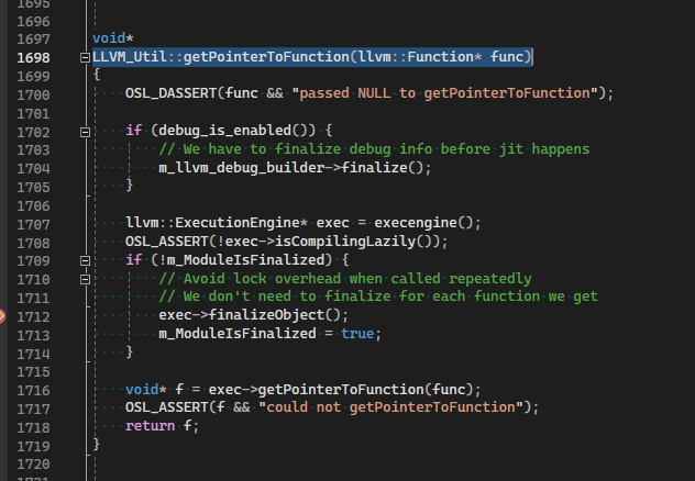 Intermittent crash in LLVM_Util::getPointerToFunction(llvm::Function* func) · Issue #1712 ...