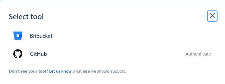 Cannot connect jira project to github repository from ToolChain Page ... Cannot connect jira project to github repository from ToolChain Page ...