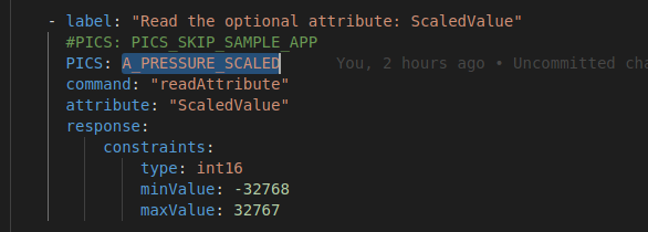 Pressure Measurement cluster optional attribute showing status = 0x86 ...