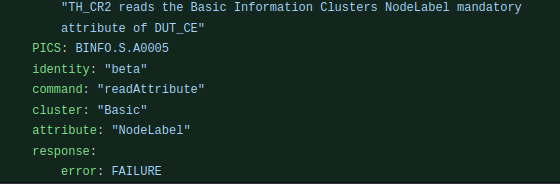 [TC-CADMIN-1.15] Read attribute failure even though expected outcome matches · Issue #21999 ...