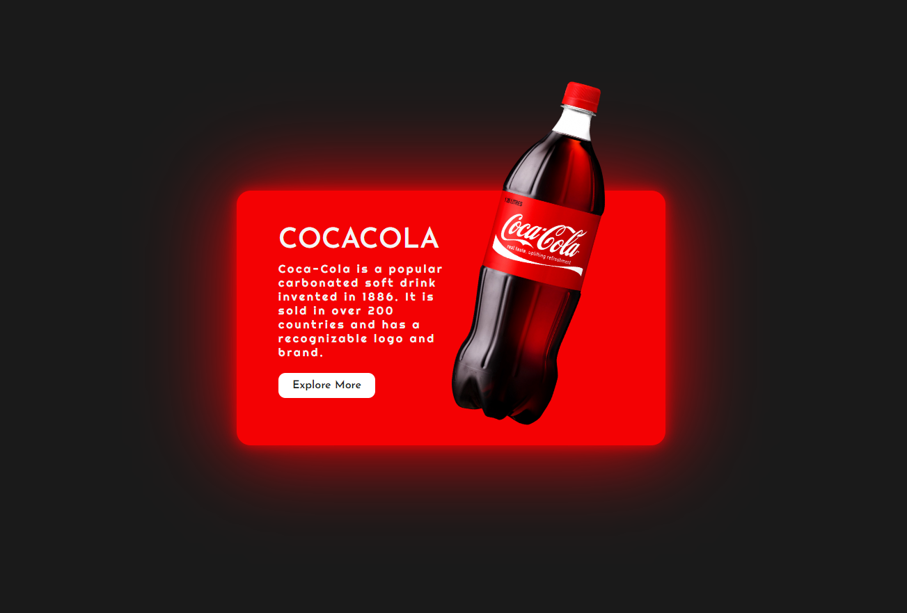 GitHub - sunraja1996/Cocacola-Card