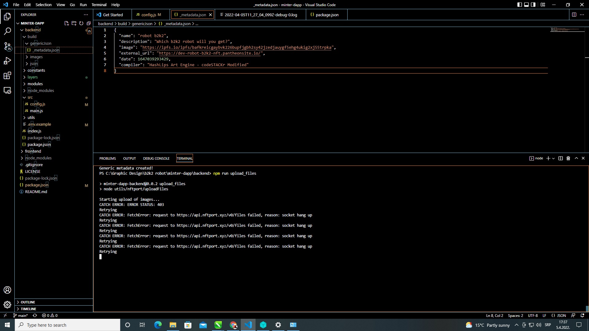 npm run generate Issue · Issue #1040 · HashLips/hashlips_art_engine · GitHub