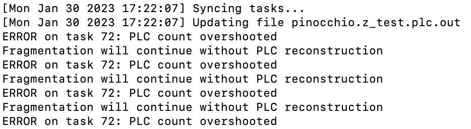 PINOCCHIO: Avoid 'PLC count overshooted' error · Issue #302 · i4Ds/Karabo-Pipeline · GitHub