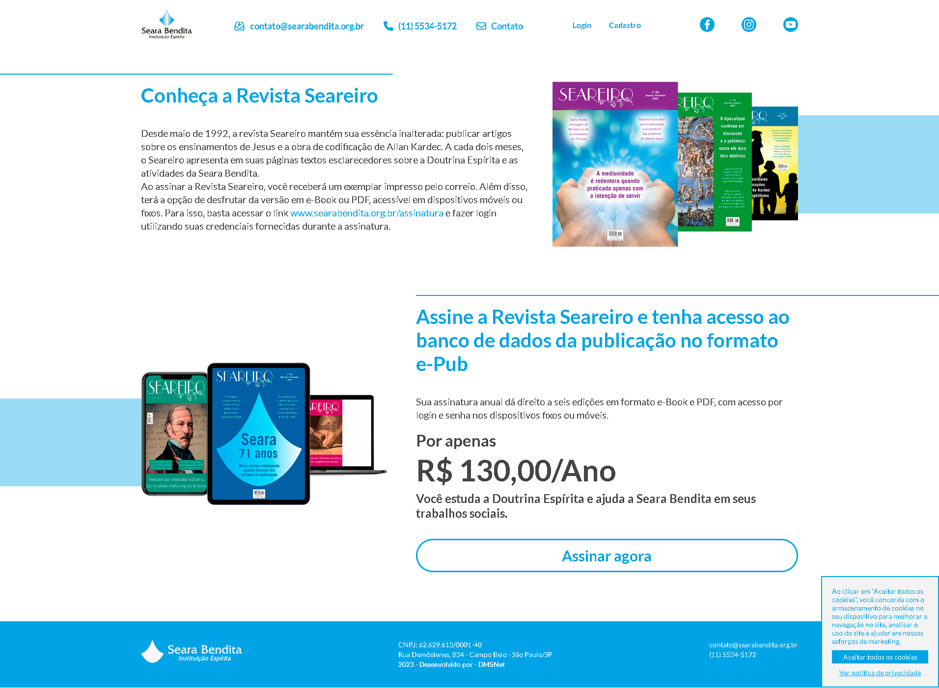 GitHub - guilhermereis1k/revista-seareiro-website: Magazine assignature ...
