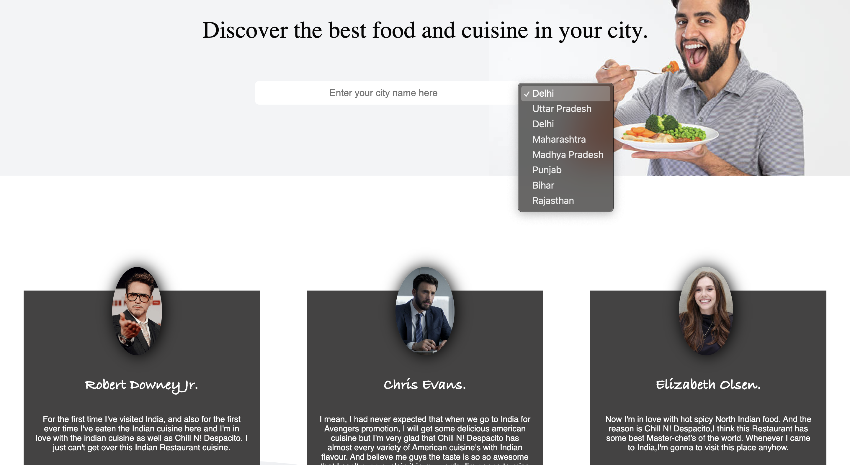 GitHub - realsubodh/Restaurant-Website: A normal frontend Restaurant Website of "Chill N Despacito".