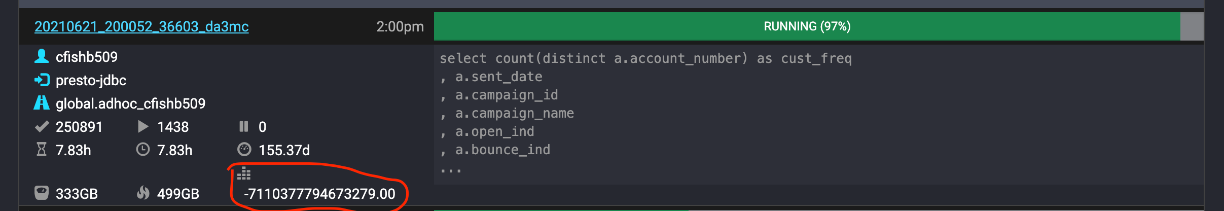 Cumulative User Memory Overflow Visible In The Ui · Issue 9080 · Trinodbtrino · Github