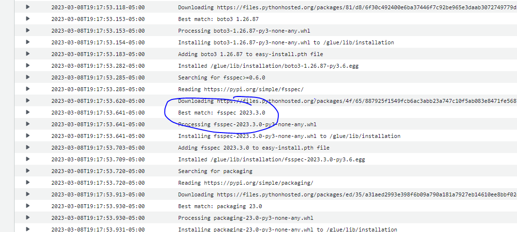 Glue 10 Pythonshell Job With Python 36 With Awswrangler Is Failing With Modulenotfounderror 0919