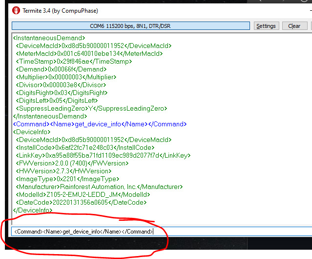 Hang when selecting device · Issue #5 · ryanwinter/hass-rainforest-emu-2 · GitHub