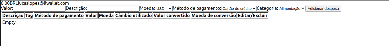 GitHub - lsplopes/LL-Wallet: Um aplicativo gerenciador de carteira ...