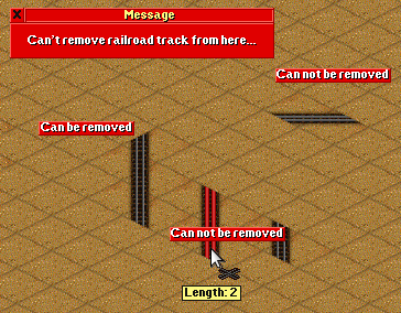 [Bug]: Can't remove railroad with drag and drop · Issue #10088 · OpenTTD/OpenTTD · GitHub