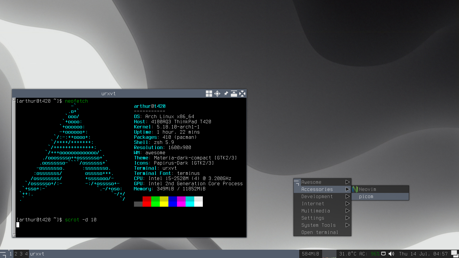GitHub - arthur-thompson/awesome: awesomewm dotfiles