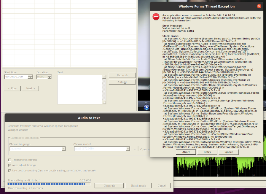Whisper Audio To Text Not Working Issue 6453 SubtitleEdit whisper-audio-to-text-not-working-issue-6453-subtitleedit