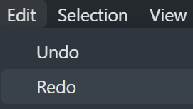 Make menu button "undo" and "redo" disabled when nothing exists to undo/redo · Issue #183153 ...