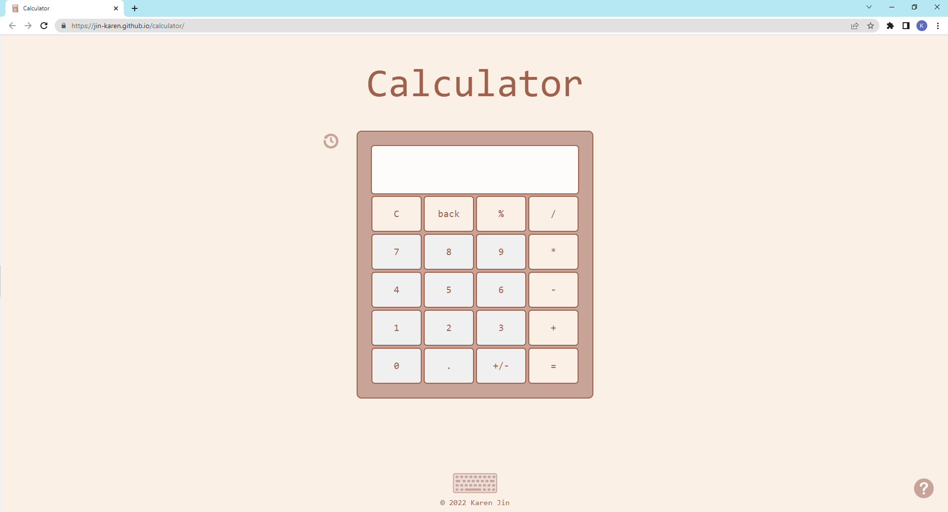 GitHub - jin-karen/calculator