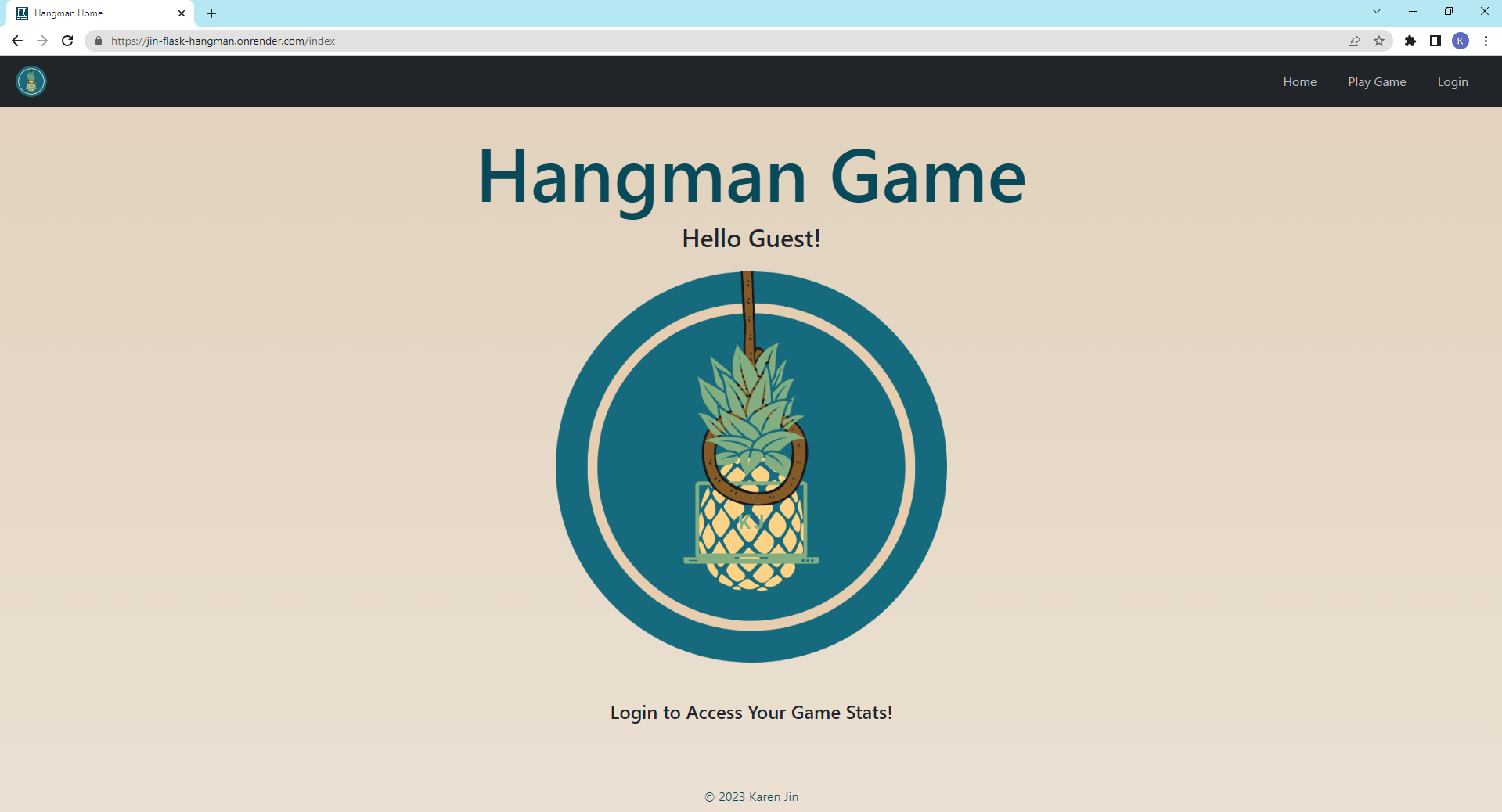 GitHub - jin-karen/flask-hangman