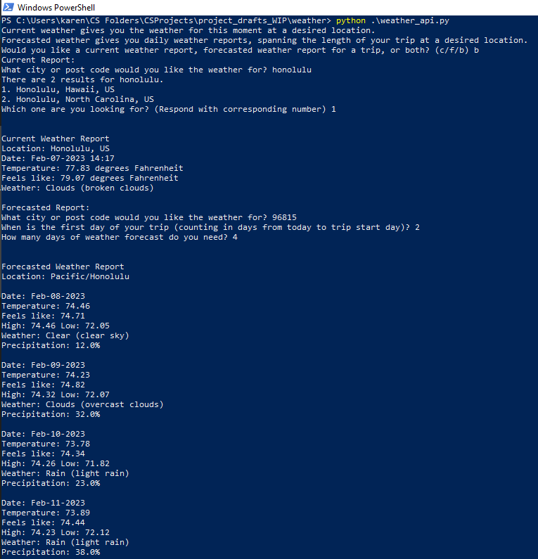 GitHub - jin-karen/weather-report-script