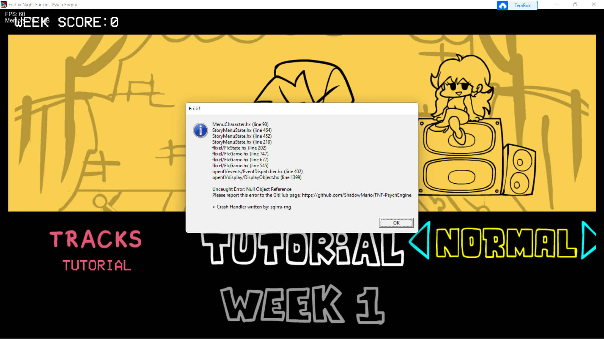 Error message when opening modded week in story tab. · Issue #11429 · ShadowMario/FNF ...