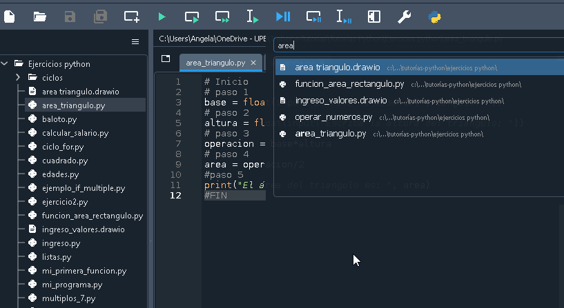 Enhancements to Projects file switcher · Issue #20940 · spyder-ide ...