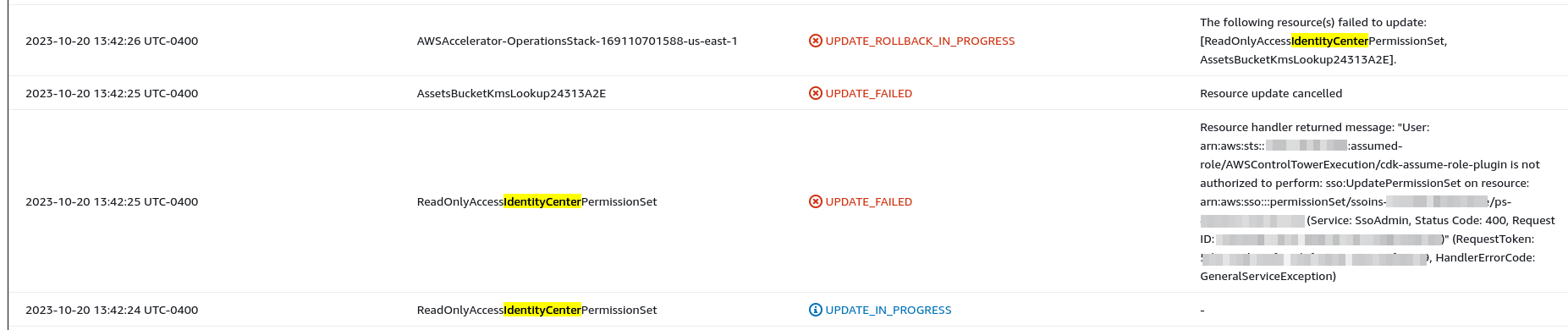 v1.4.3 to v1.5.1 upgrade results in Operations Deployment failure · Issue #293 · awslabs/landing ...