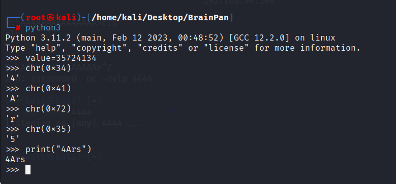 Github 0x3xploitbufferoverflowguide Exploiting Brainpanexe And Gaining Reverse Shell Access