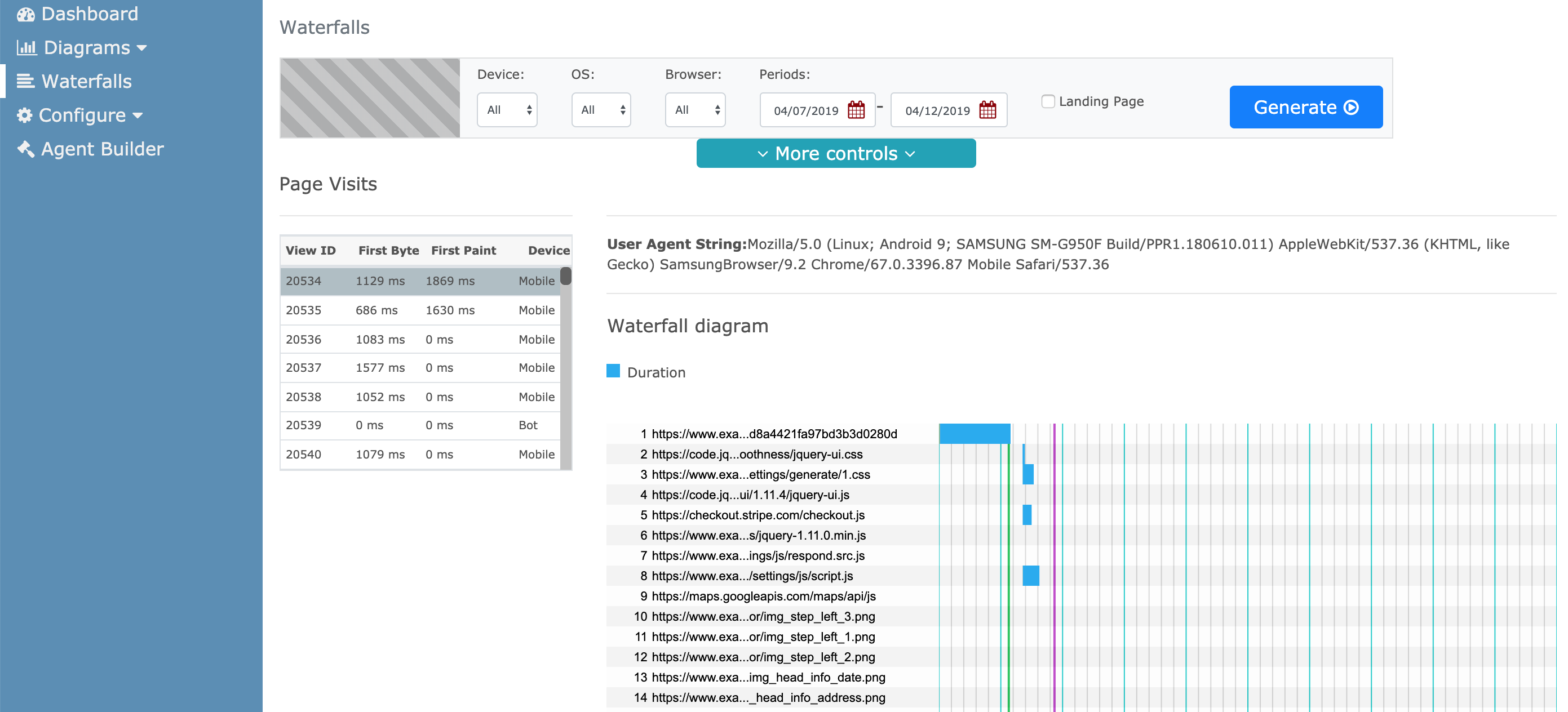 Waterfall diagram for online demo · Issue #23 · basicrum/basicrum-all-in-one · GitHub
