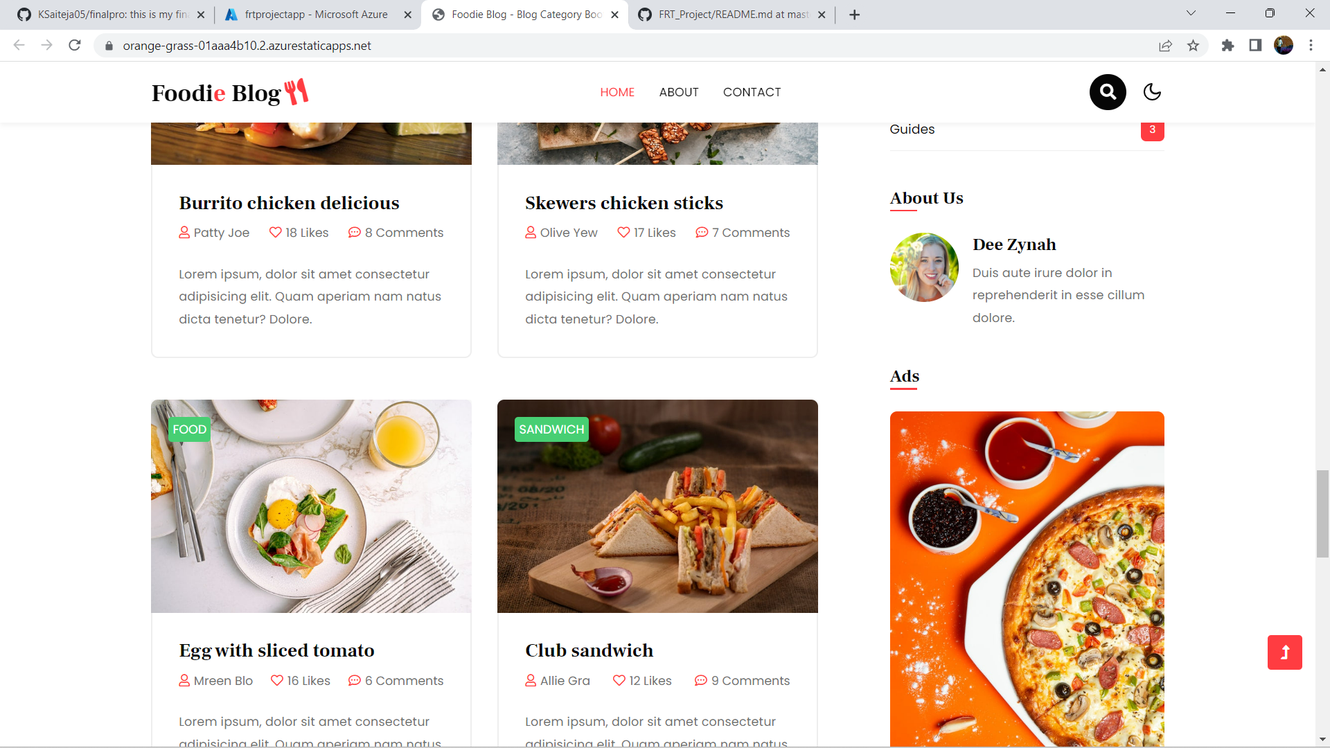 GitHub - KSaiteja05/finalpro: this is my final frt project