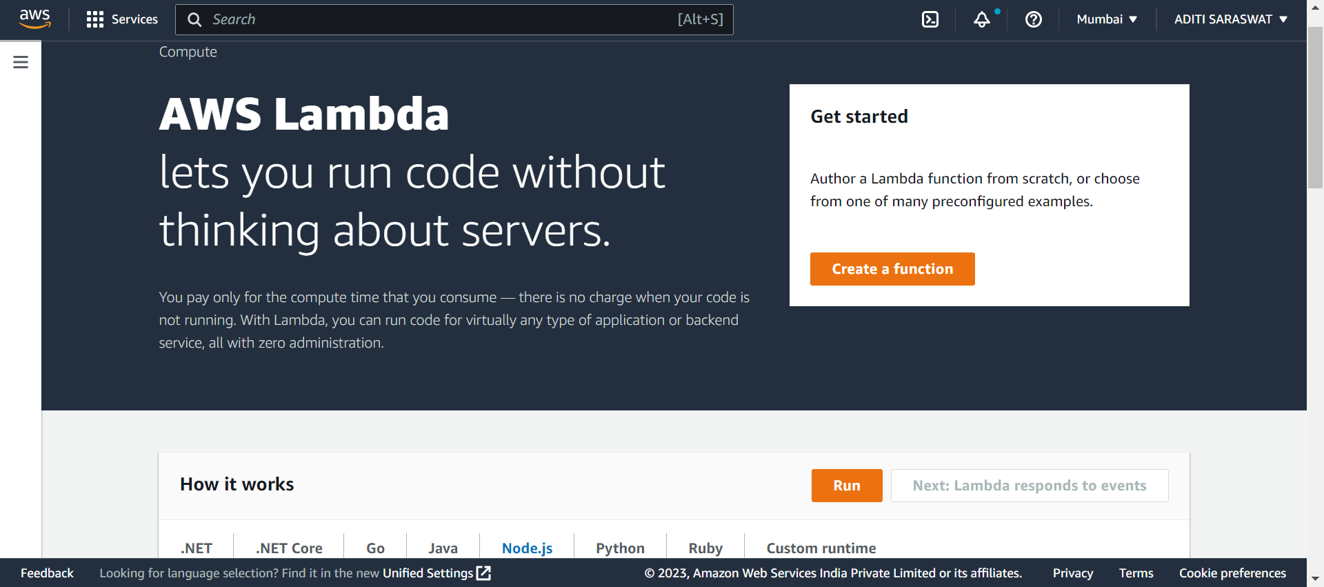 Github Itsaditisaraswataws Serverlessrestapi Serverless Rest Api Using Aws Lambda And Amazon 0799