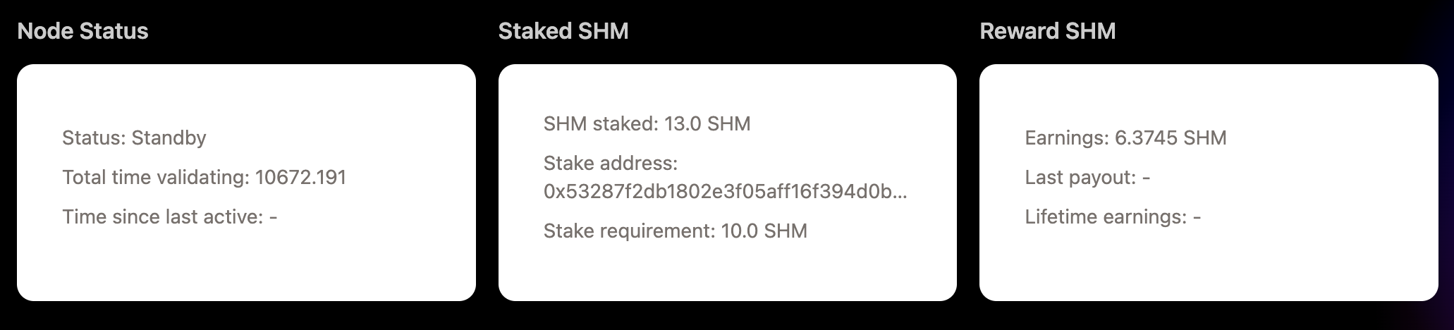 Validator Stopped Lost Stake Reward · Issue 34 · Shardeumbug Reporting · Github
