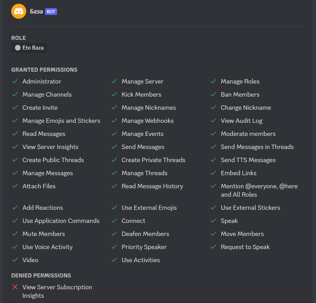 [SOLVED] [BUG] [ACTION] [403/50013] Discord Bot do not Assing the Role · Issue #4960 ...