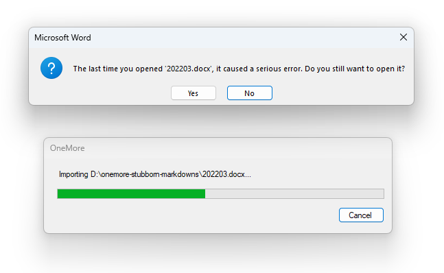 Erroneous bulk importing when using the OneMore File/Import menu · Issue #848 · stevencohn ...