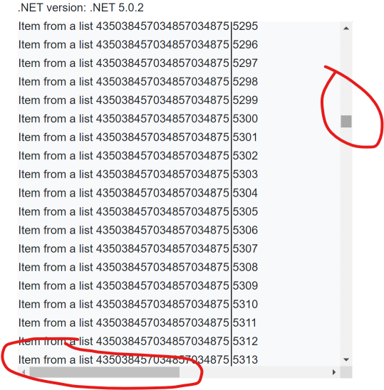 Blazor Virtualize Does Not Work If A Table Has Fixed Layout · Issue 29974 · Dotnet Aspnetcore