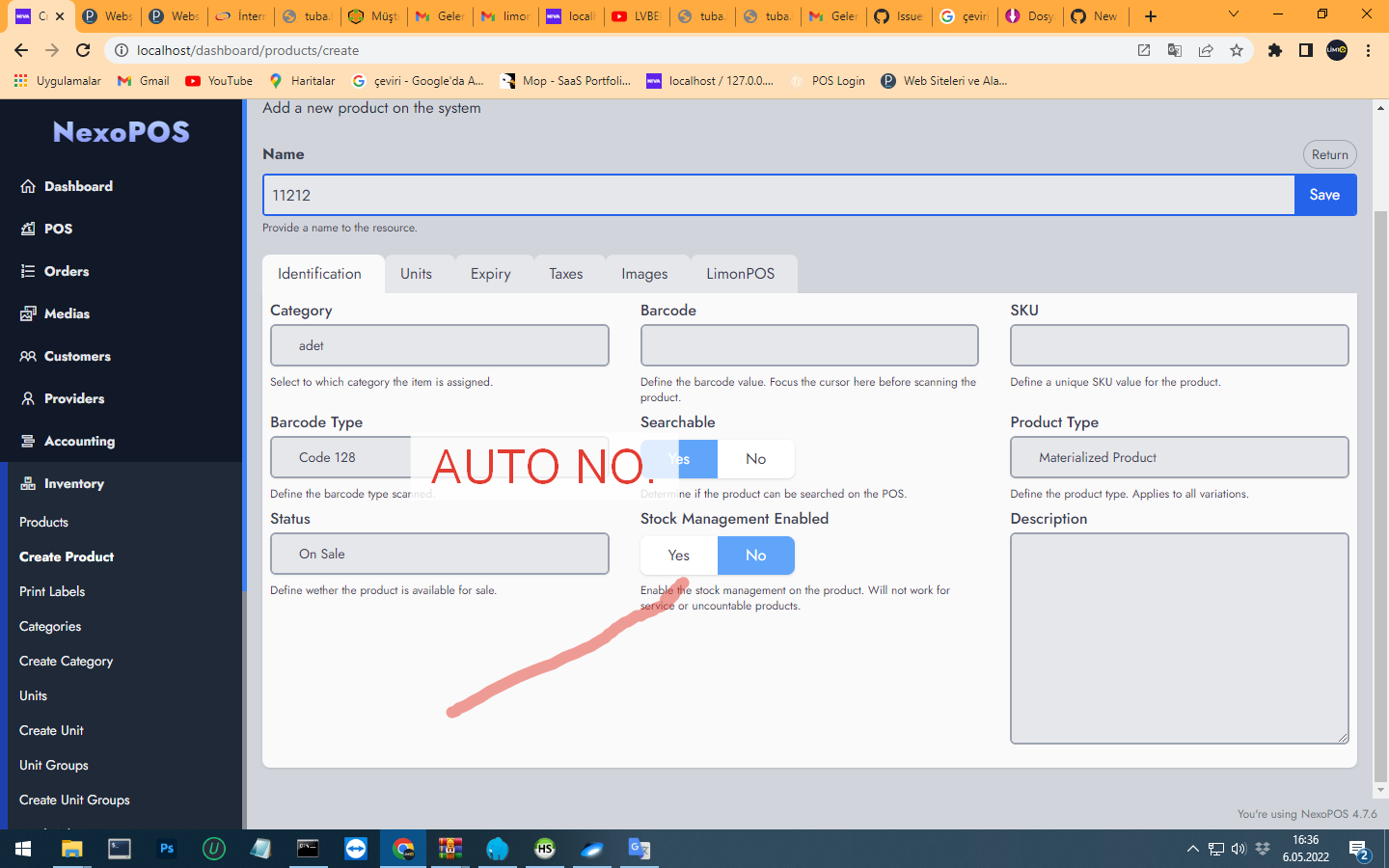 [Issue] Adding Product Problem · Issue #761 · Blair2004/NexoPOS · GitHub