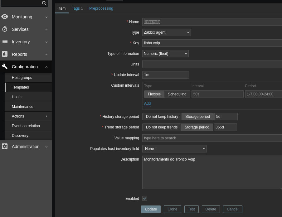 Github Cursoanalistavoipzabbixuserparameter Utilização Do Userparameter Para Monitorar 