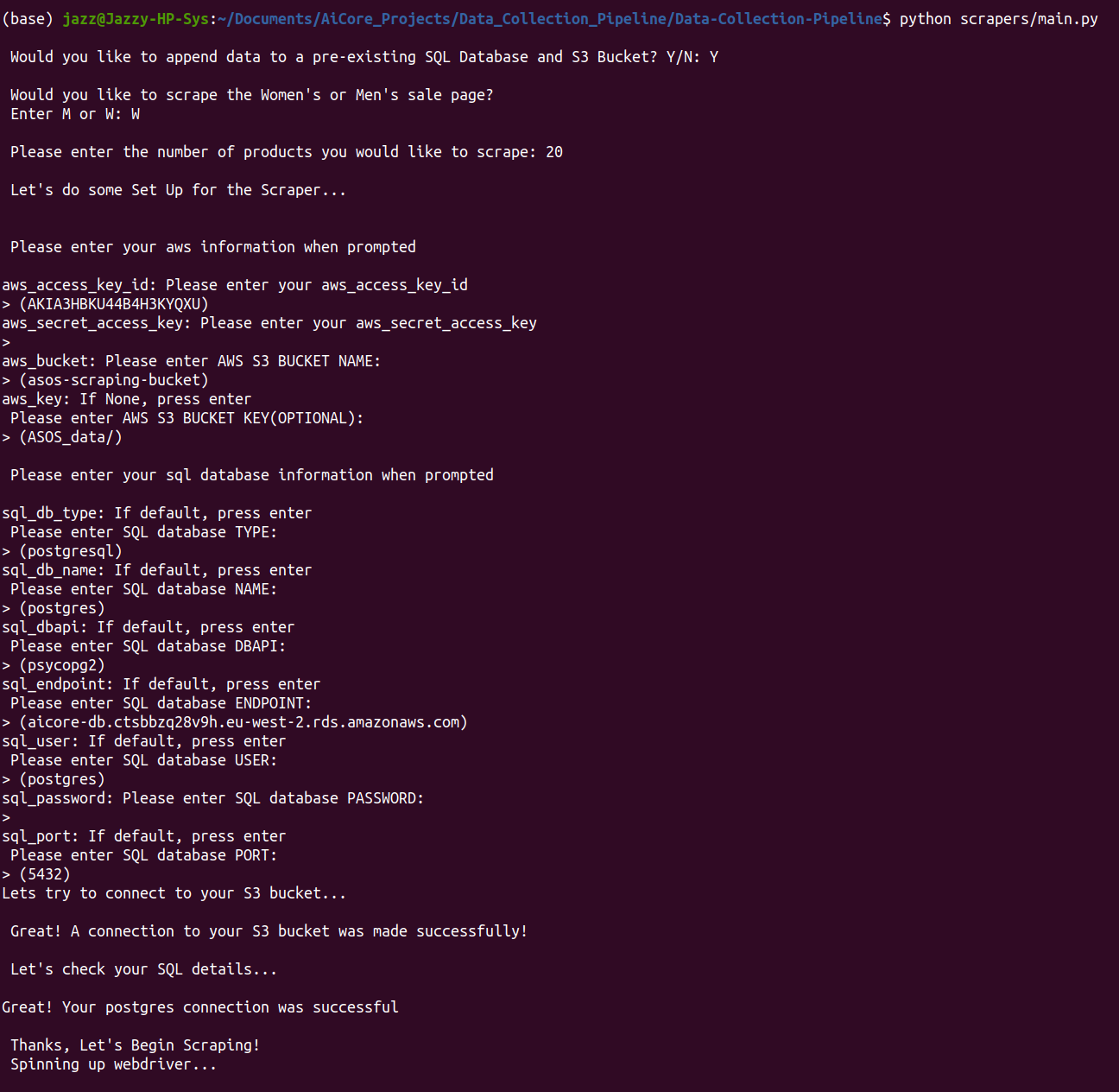 GitHub - Jazzmin-Washington/Data-Collection-Pipeline: An implementation of an industry grade ...