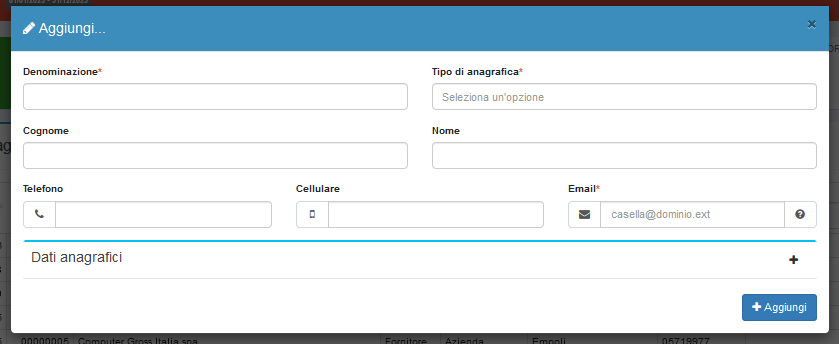 Campi necessari in creazione anagrafica · Issue #1390 · devcode-it/openstamanager · GitHub