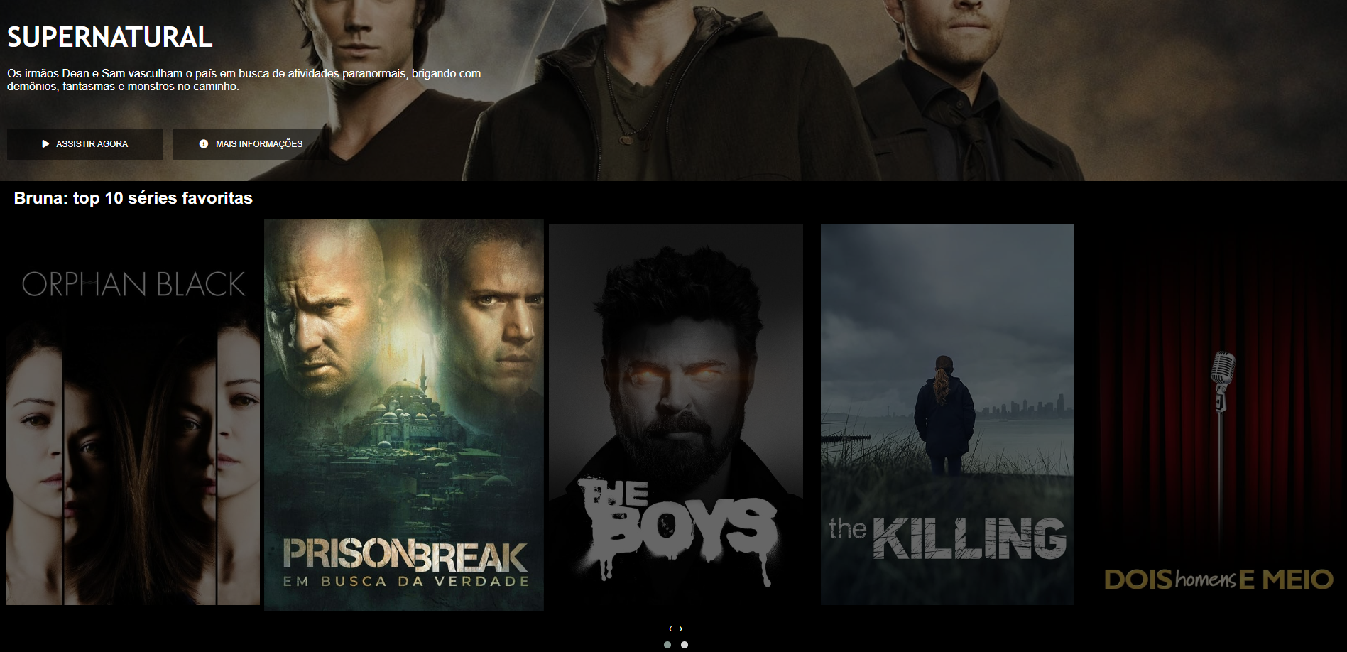 GitHub - BrunadeCarvalho/Interface-netflix: Recriando a interface da netflix.