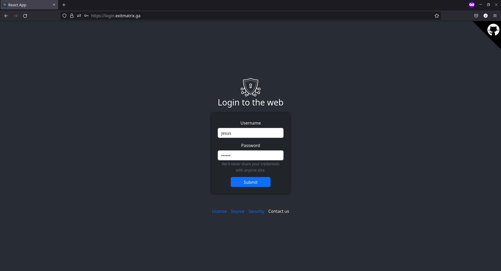 GitHub - Jesus-Medina/React-Login